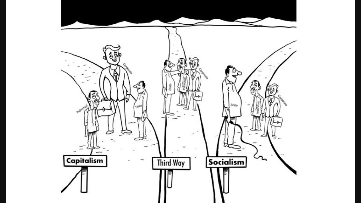 Capitalism Vs Socialism Cartoon