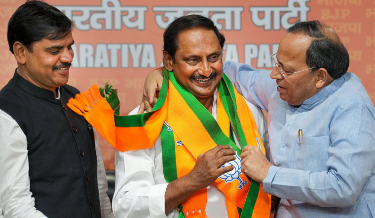 Andhra Pradesh: Ex-CM Kiran Kumar Reddy joins BJP, slams Congress- The Week