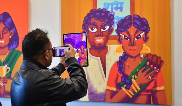 At India Art Fair, art finds 'forwardism' via technology- The Week