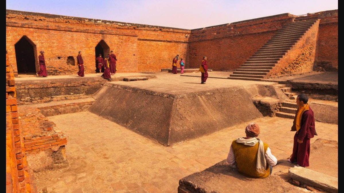 Nalanda University Library Fire