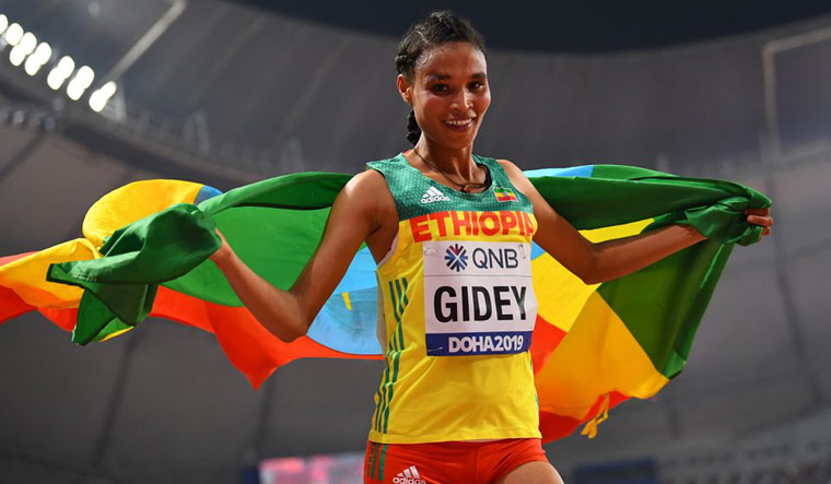 Gidey breaks 2-day-old women's world record in 10,000 meters- The Week