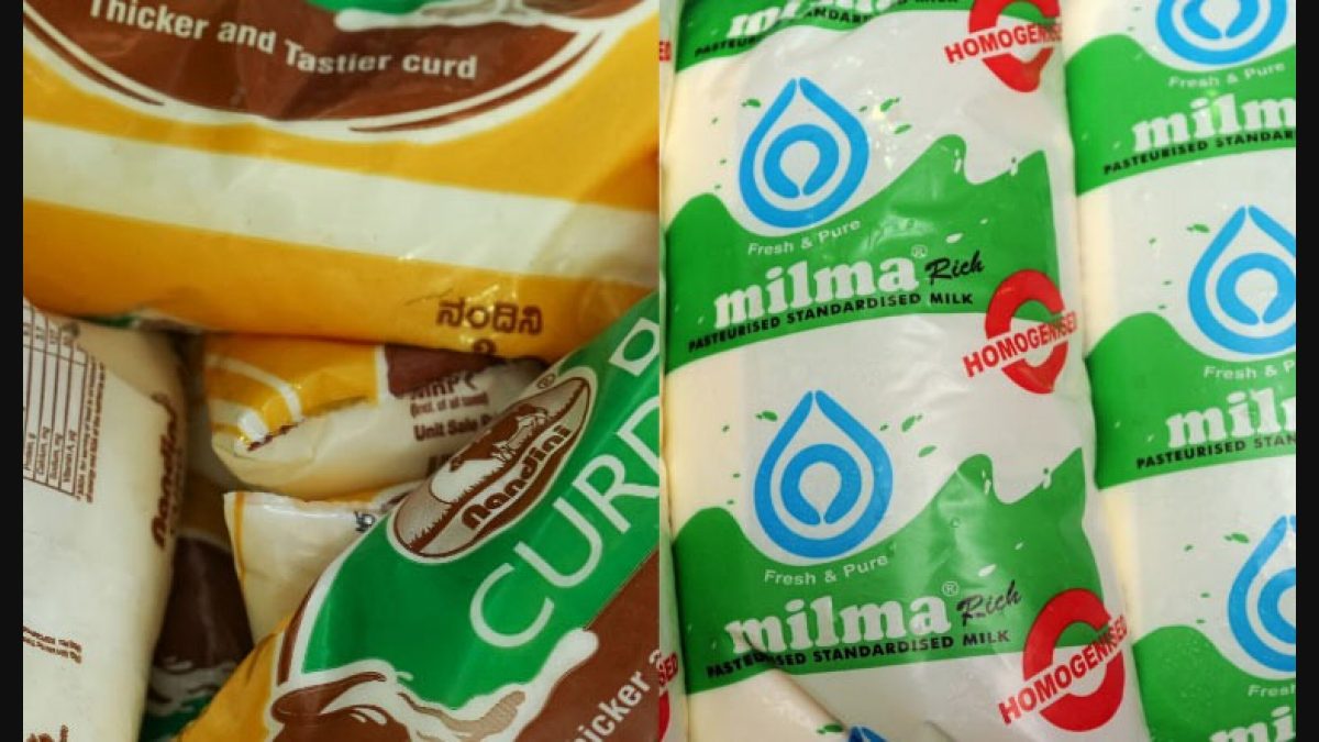Milma Curd Packet