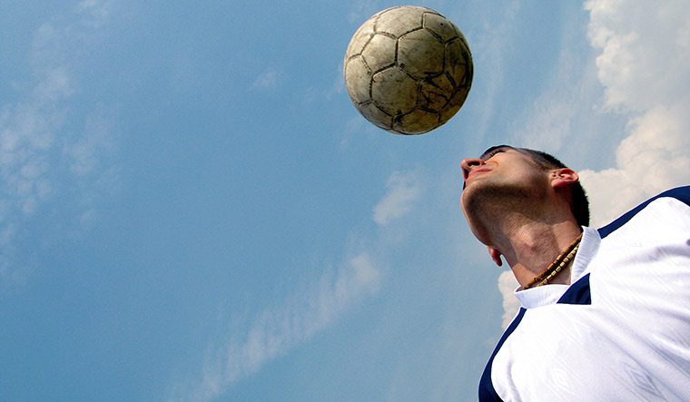 Frequent heading of a football linked to decline in brain function ...