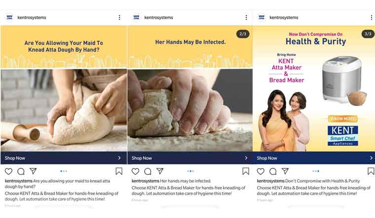 Kent RO withdraws 'maid's hands may be infected' advert after social ...