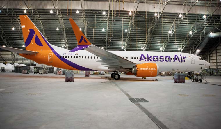 Akasa Air shows off first new Boeing jet- The Week