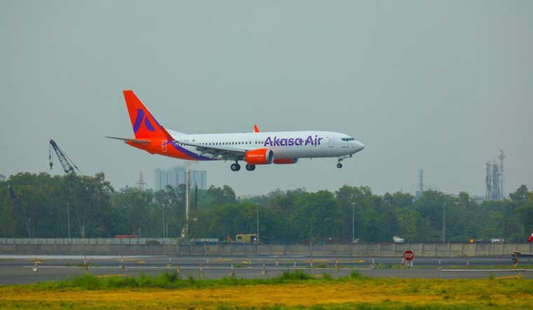New airline Akasa's first Boeing 737 MAX reaches India- The Week