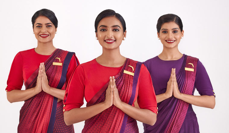 Air India unveils new uniforms for cabin, cockpit crew - TrendRadars