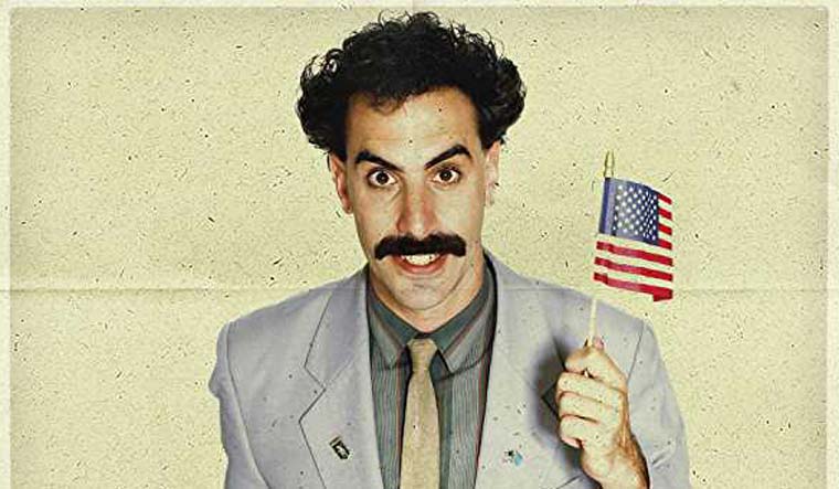 Borat catches Trump’s attorney with his hand in his pants in front of ...