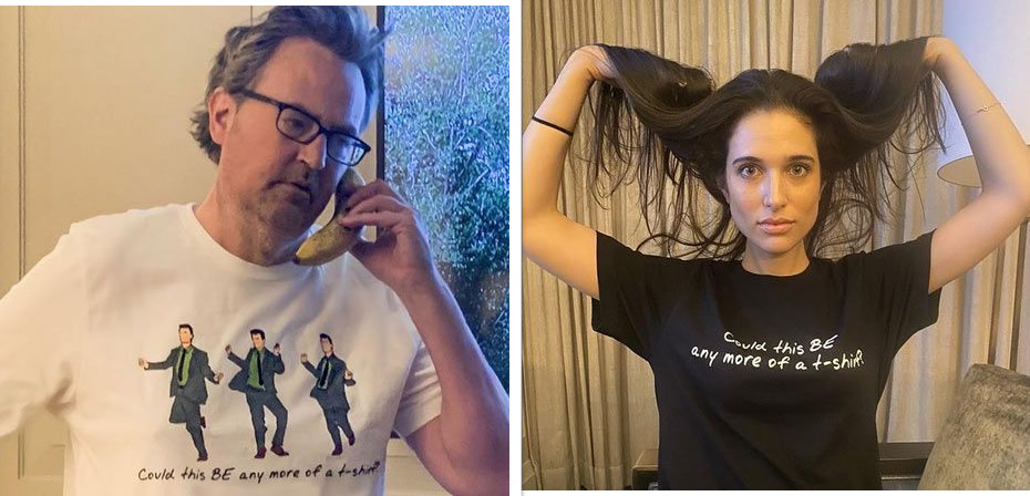 Matthew Perry launches 'Friends'-inspired clothing line for COVID-19 ...