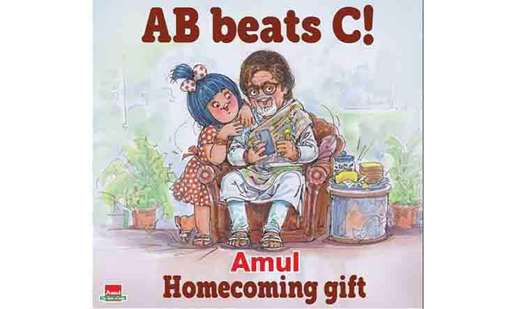 Amitabh Bachchan thanks Amul for doodle, slams troll who said he took ...