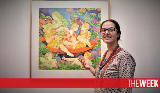 The architectural balance in Maya Burman's paintings