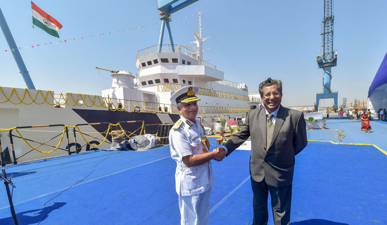 Reliance Naval launches next gen training ship for Indian Coast Guard ...