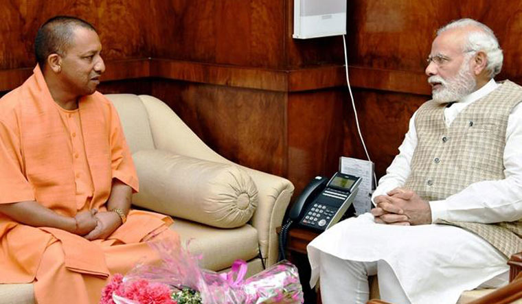 Yogi Adityanath meets PM Modi- The Week