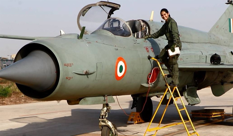 Touch the sky with glory: India's 1st woman fighter pilot makes solo ...