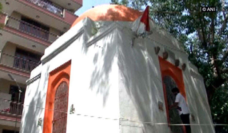 'Structure converted into temple in Delhi village is medieval-era ...
