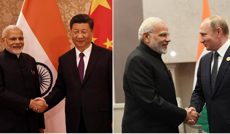 Modi meets Putin, Xi on sidelines of BRICS summit- The Week