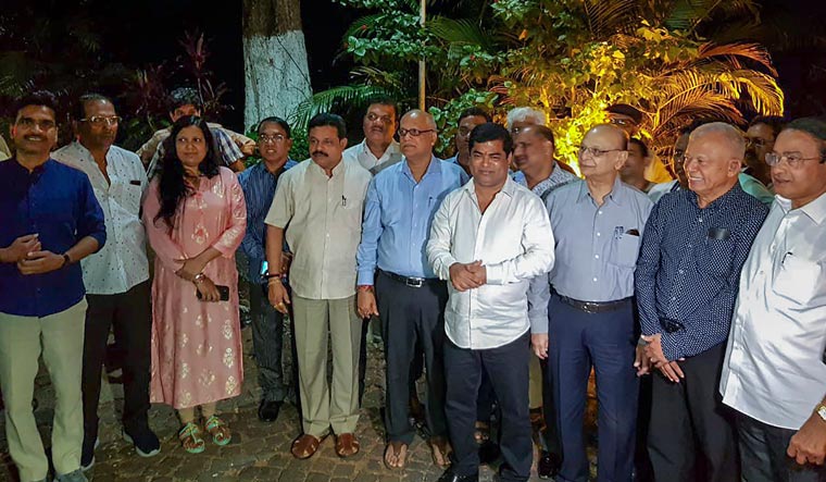 Goa Congress MLAs meet governor, demand floor test- The Week