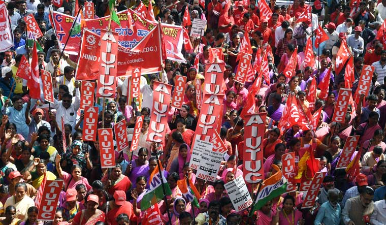 Trade union strike: Rail traffic disrupted in Kerala; CPI(M) leader ...