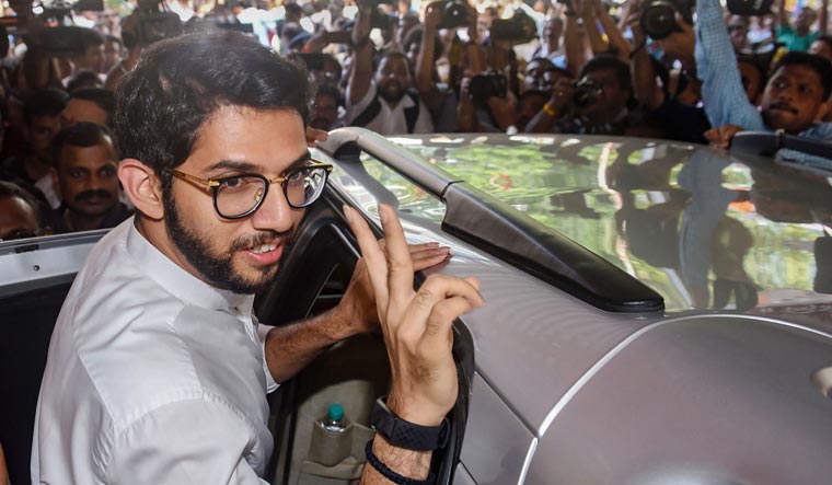 Aaditya Thackeray, senior Shiv Sena leaders meet governor amid power ...