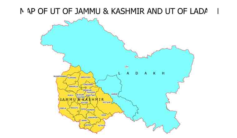 New Indian map: PoK in UT of Jammu and Kashmir, Gilgit-Baltistan in ...