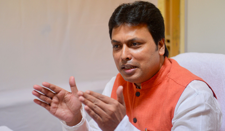 Biplab Kumar Deb in trouble? Congress lodges complaint, seeks arrest of ...