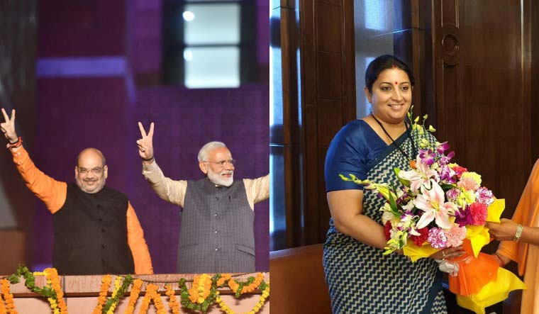 Amit Shah tipped to be home minister, Smriti Irani next LS speaker ...