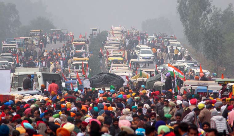 Farmers protesting at Delhi borders remain resolute in seeking repeal ...