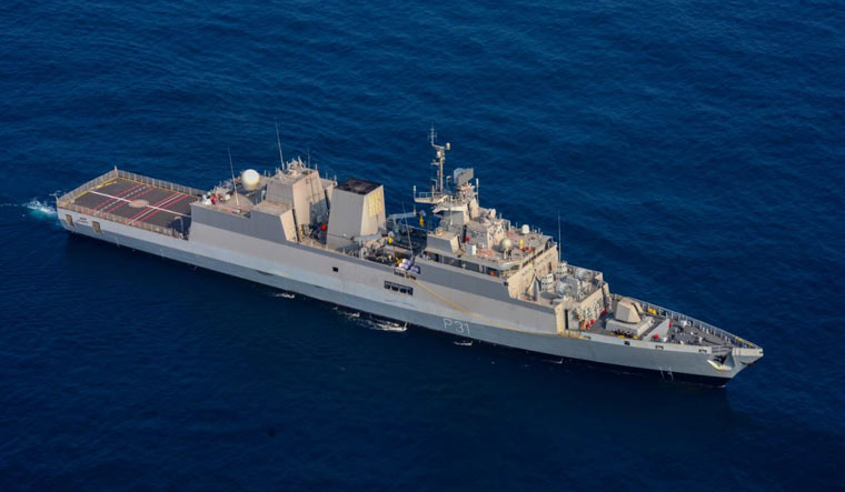 Kolkata shipyard hands over to Indian Navy new stealth ship that kills ...