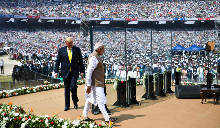 At 'Namaste Trump' event, Trump-Modi bonhomie in full display- The Week