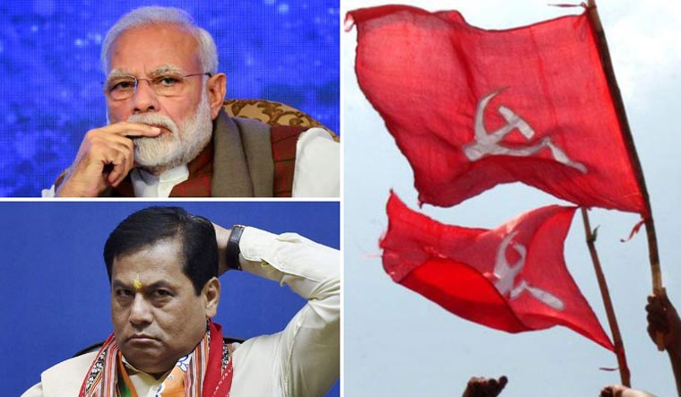 CPI(M), Left-wing supporters take on Centre, Assam govt with # ...
