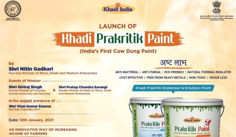 Gadkari to launch ‘India’s 1st cow dung paint’- The Week