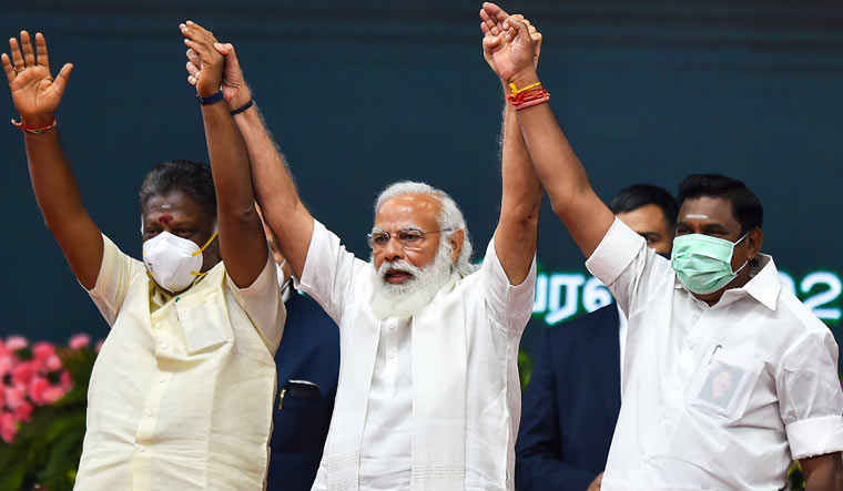 OPS, EPS call on PM Modi in Delhi. Was AIADMK’s internal tussle on ...
