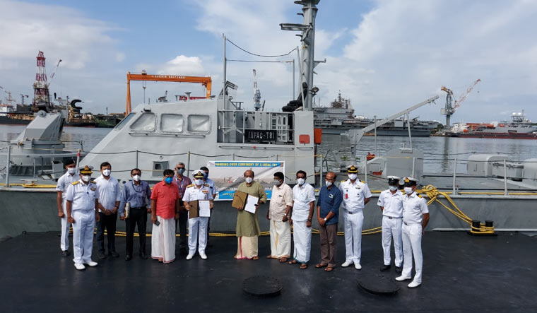 Navy hands over decommissioned attack craft to Alappuzha Port Museum ...