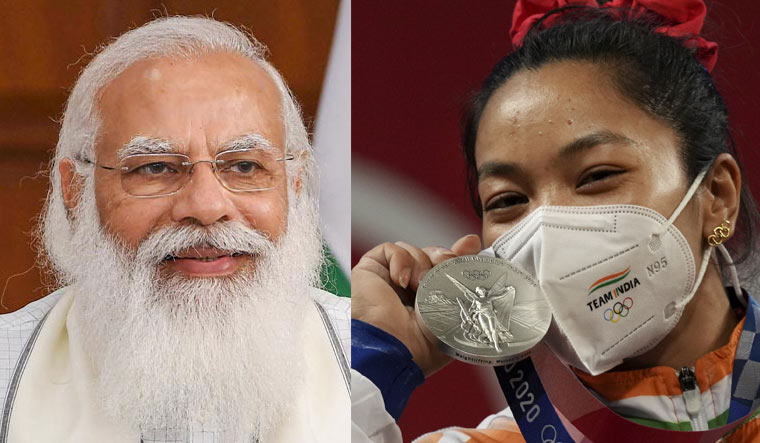 PM Modi speaks to Chanu, says could not have asked for happier start to ...