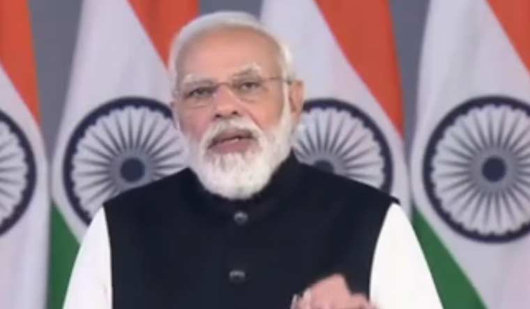 Modi addresses WEF: India gave world a ‘bouquet of hope’ during ...