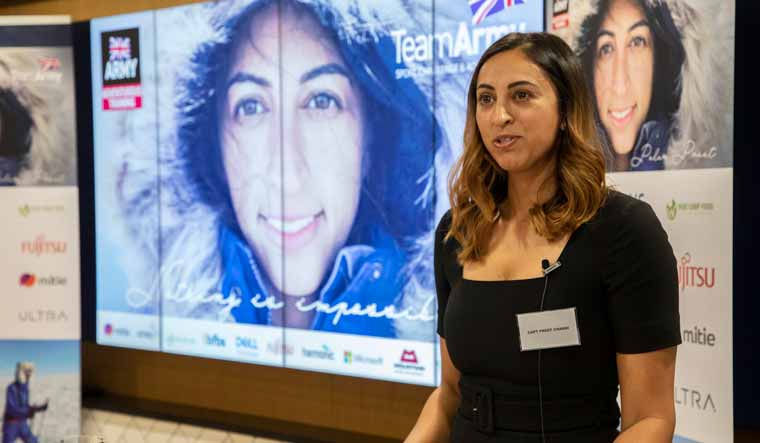 Captain Harpreet Chandi becomes first PIO woman to trek solo to South ...
