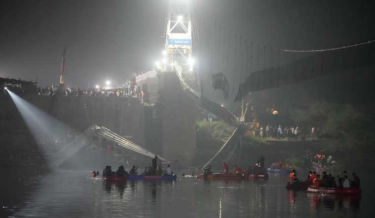 Morbi bridge collapse: Death toll rises to 132- The Week