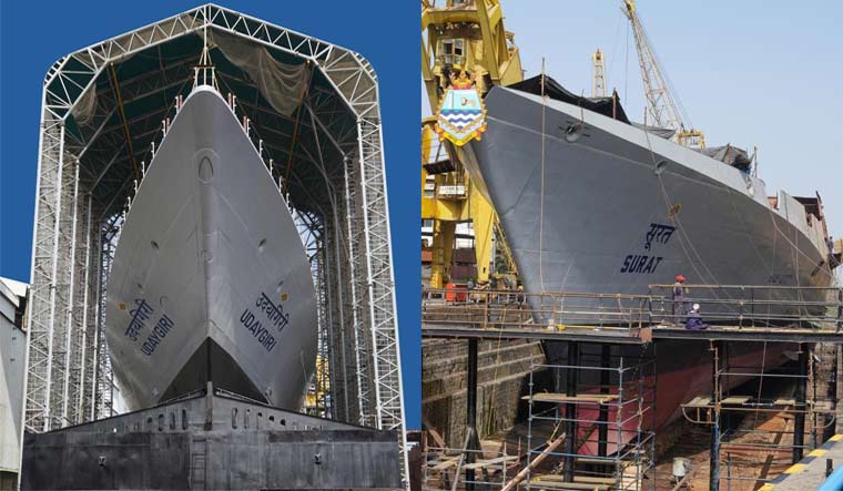India launches two frontline made-in-India warships- The Week