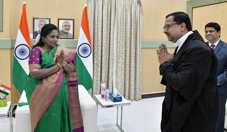Ujjal Bhuyan sworn in as Chief Justice of Telangana High Court ...