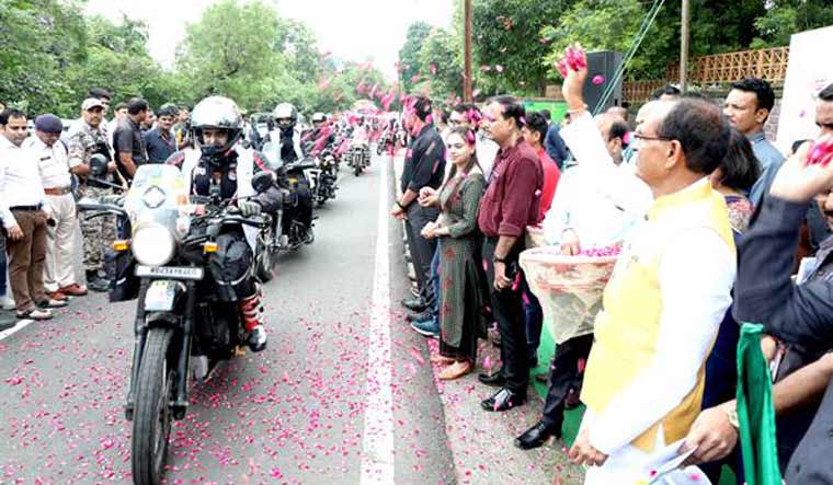 Bike rally to collect soil from martyr Chandrashekhar Azad’s birthplace ...