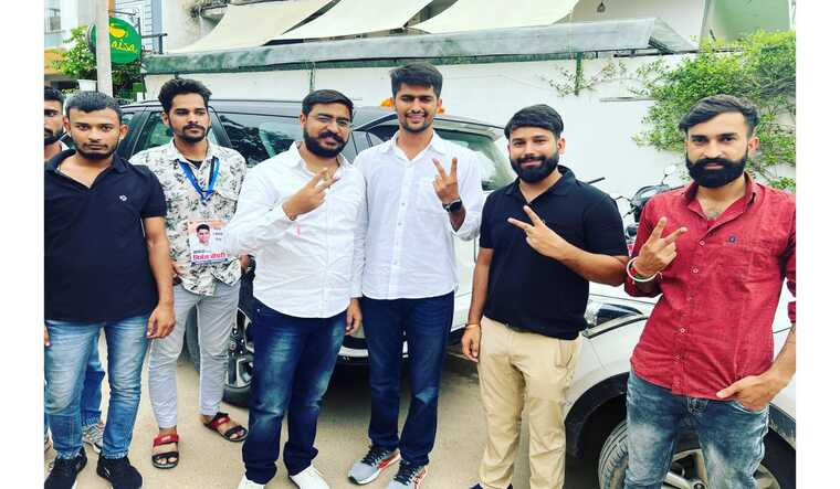 Shubham Rathi of Uttar Pradesh Students Union backs Nirmal Choudhary for RUSU elections- The Week