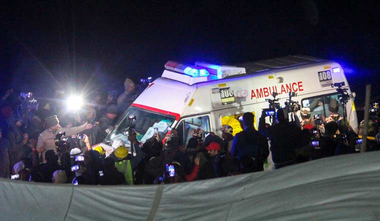 17-day ordeal over; all 41 workers trapped inside Uttarakhand tunnel ...