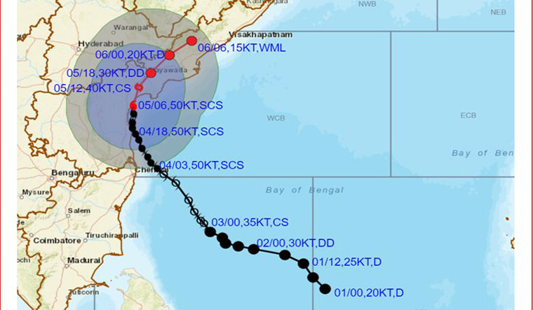 Cyclone Michaung: Landfall begins on AP coast; IMD issues red alert ...