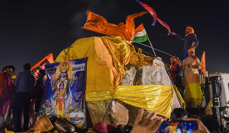 Rare Shaligram rocks reach Ayodhya from Nepal. Details here- The Week