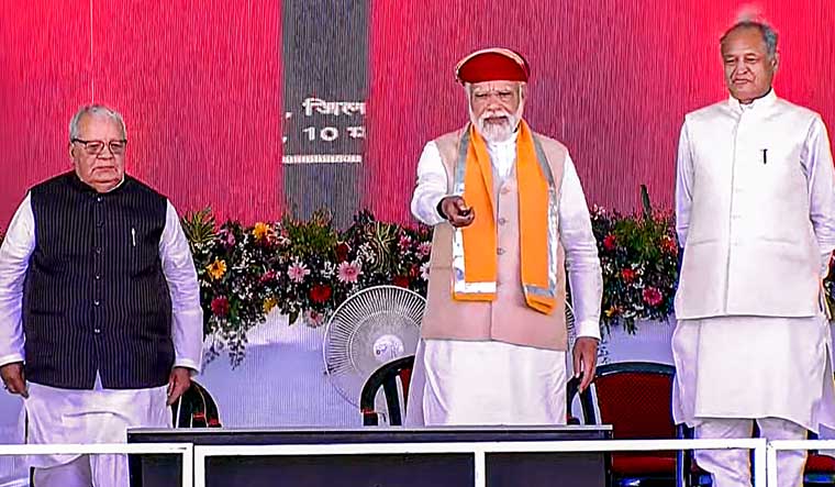 PM Modi in Rajasthan; inaugurates infrastructure projects - The Week