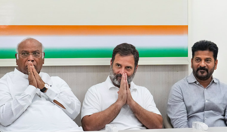 35 BRS leaders join Congress in presence of Kharge, Rahul Gandhi- The Week