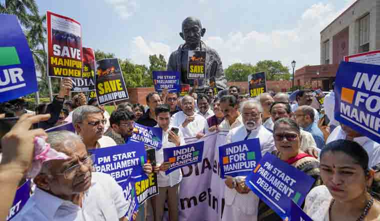 'Modi should visit Manipur': INDIA bloc demands after meeting President Murmu - The Week