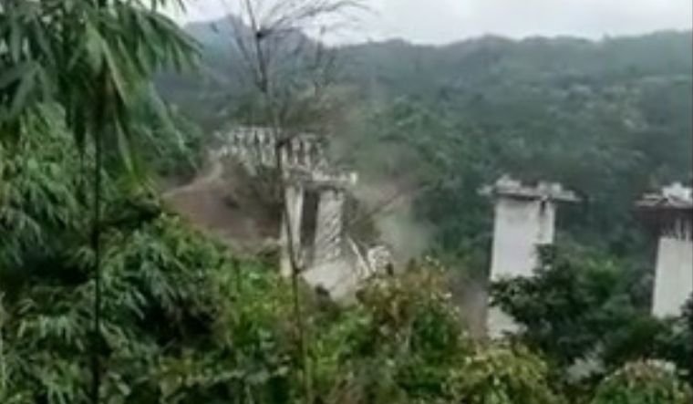 Mizoram: 17 workers killed as under-construction railway bridge ...