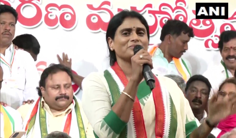 Y.S. Sharmila assumes charge as Andhra Pradesh Congress Committee ...