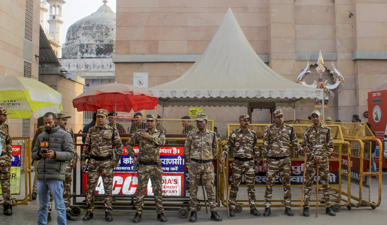 Gyanvapi: Daily poojas begin in mosque cellar; Masjid side to approach ...